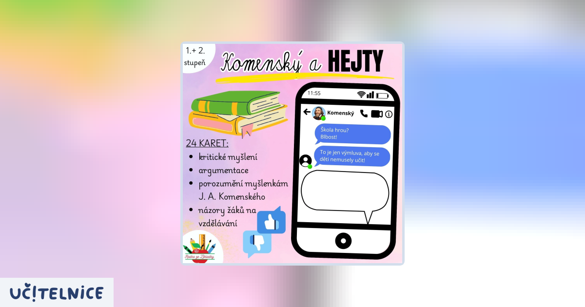 Komenský a HEJTY | Učitelnice