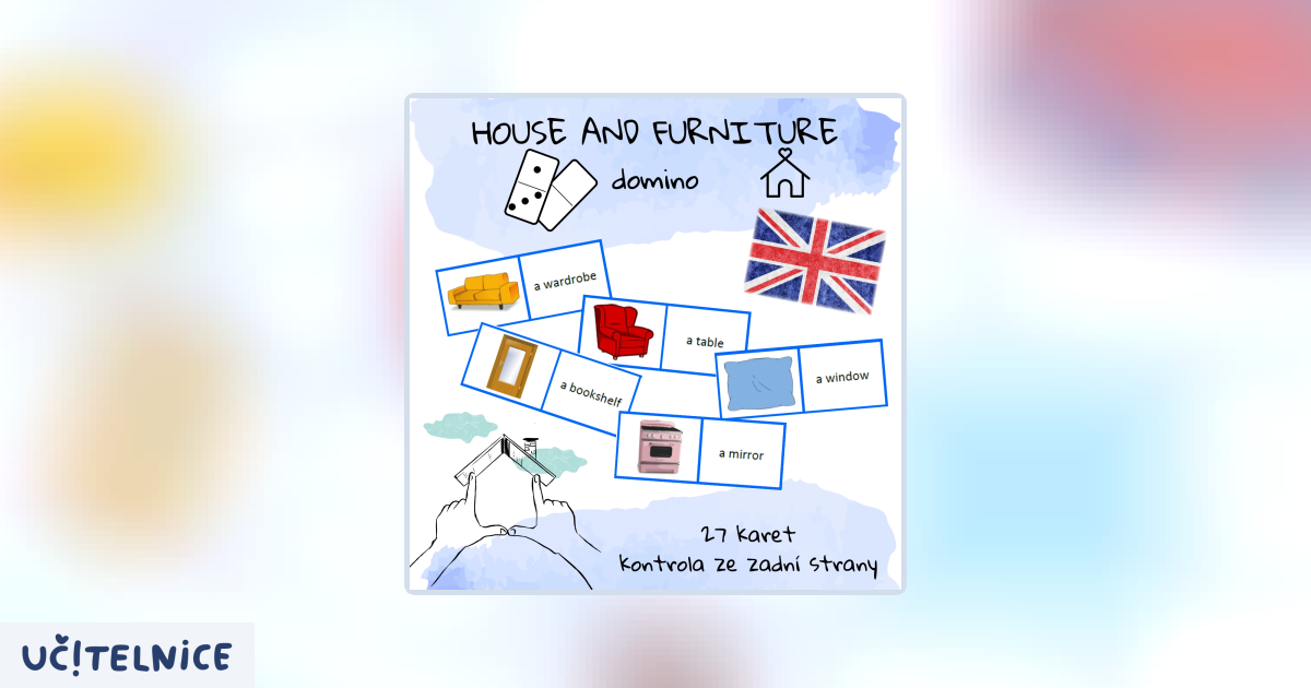 House and furniture (domino) | Učitelnice