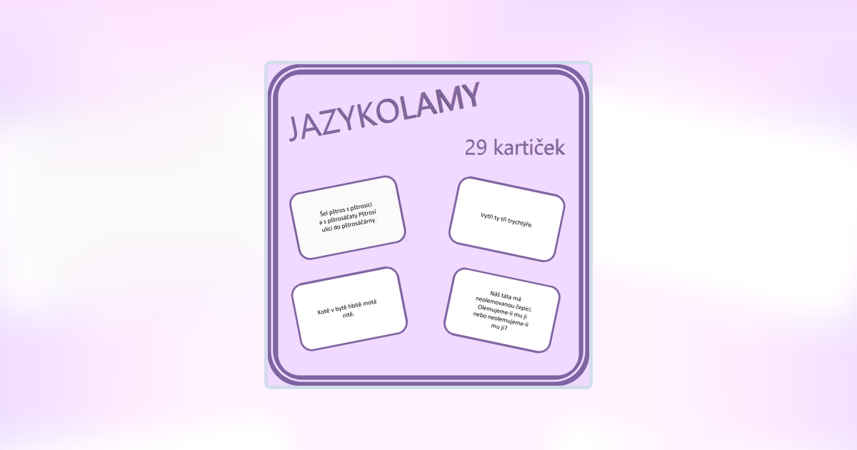 Jazykolamy | Učitelnice