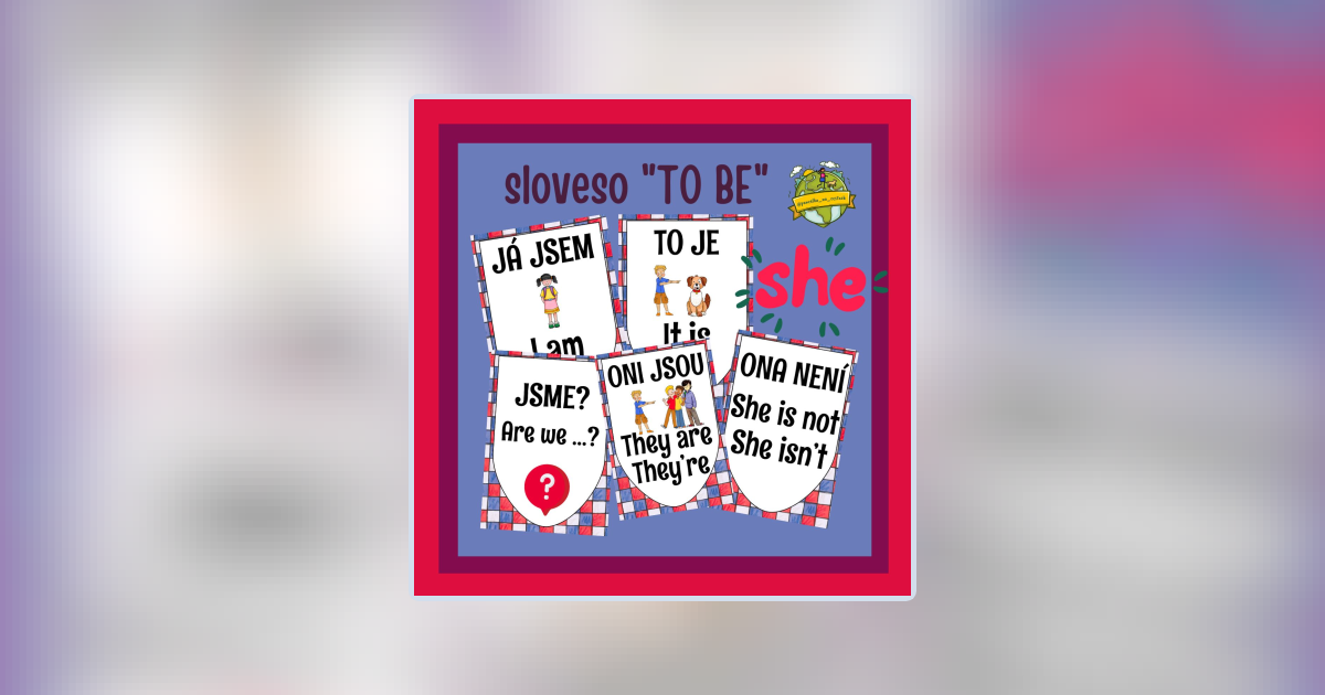 sloveso být - to be | Učitelnice