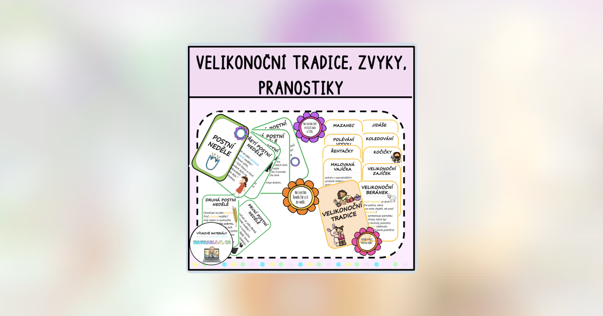 VELIKONOČNÍ TRADICE, ZVYKY A PRANOSTIKY | Učitelnice