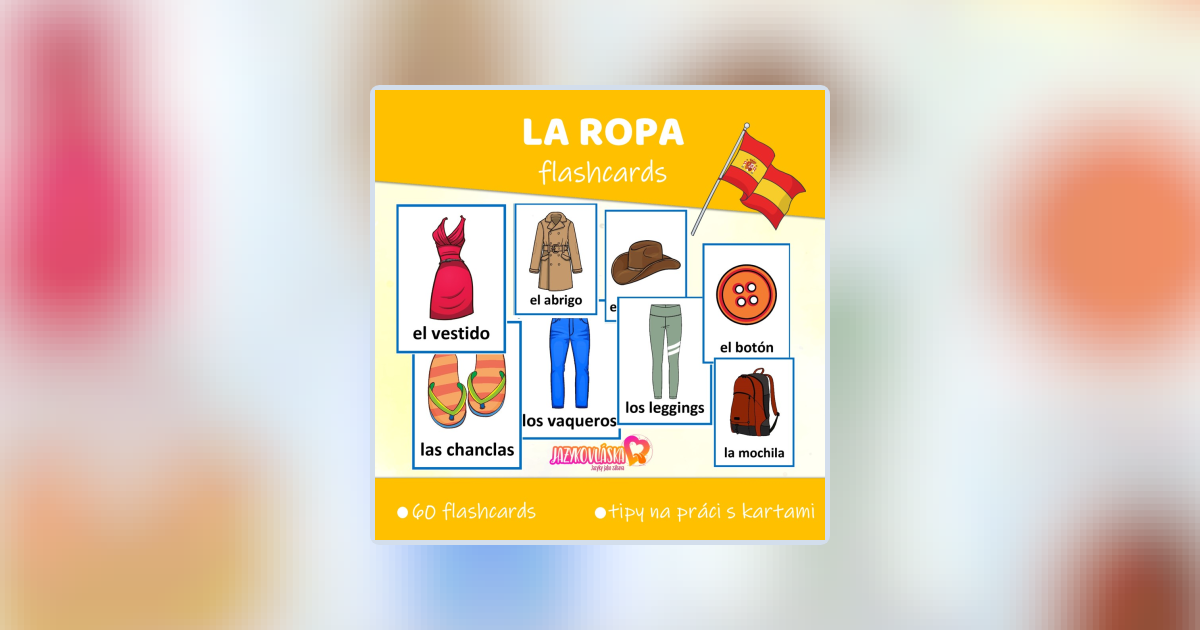 La ropa flashcards | Učitelnice