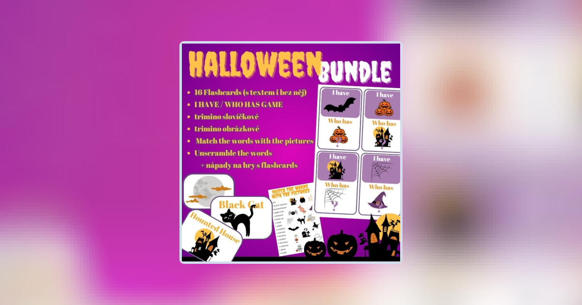 Halloween Bundle | Učitelnice
