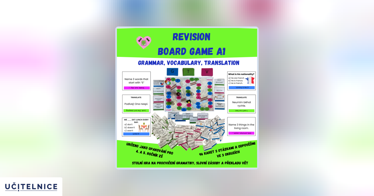 Revision Board game A1 | Učitelnice