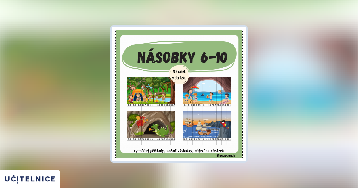 Násobky 6-10, dělení | Učitelnice