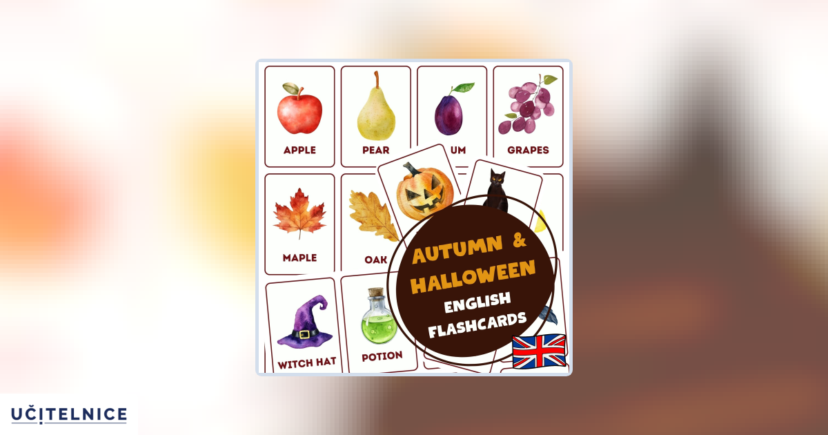 AUTUMN AND HALLOWEEN | English flashcards | Anglické obrázkové kartičky ...