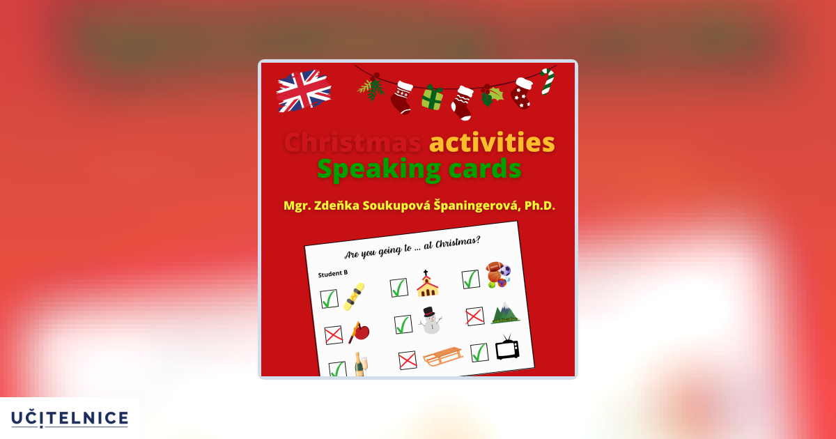 Christmas activities: Speaking cards | Učitelnice