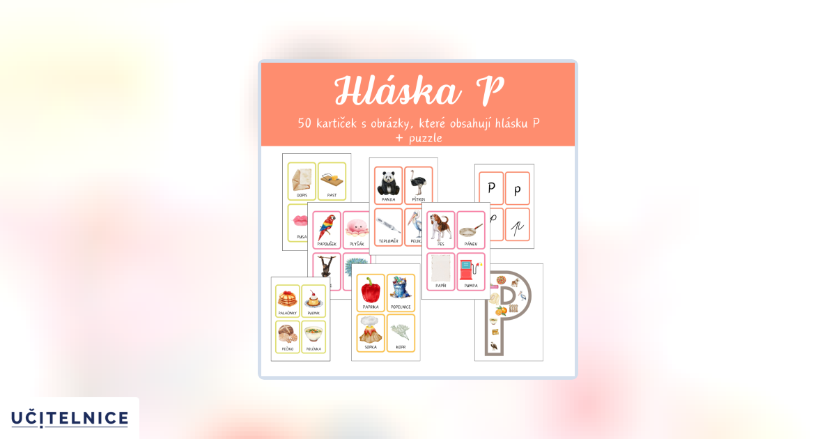 Hláska P - abeceda | Učitelnice