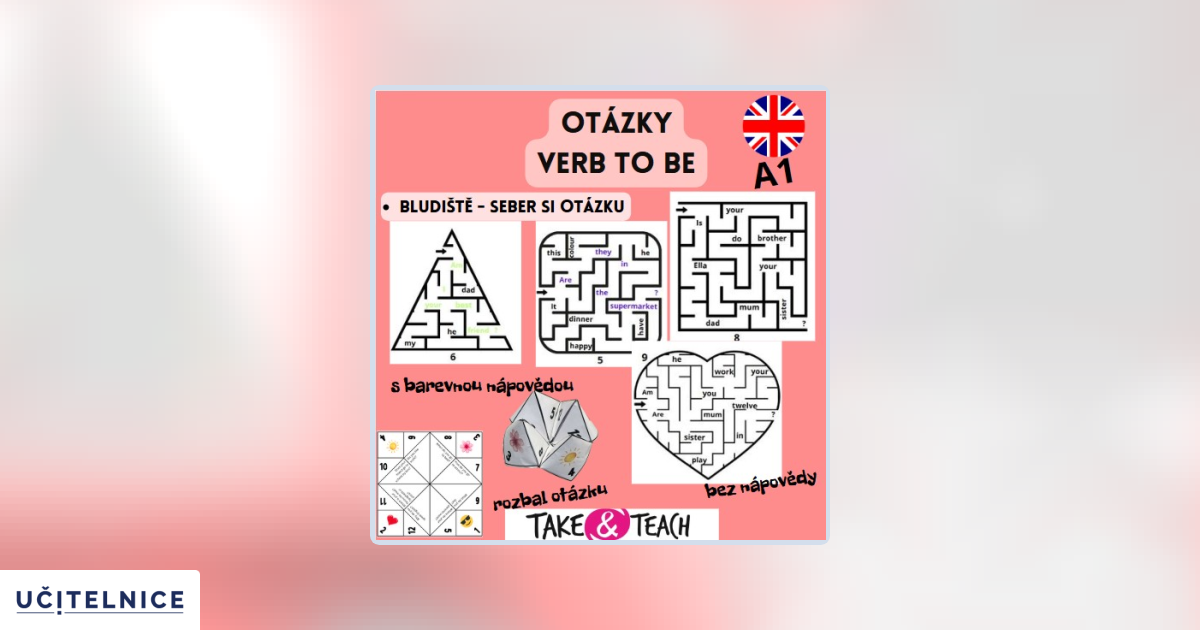VERB TO BE - SLOVESO BÝT - otázky present simple | Učitelnice