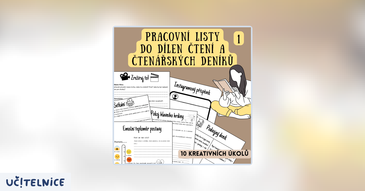Materiály do dílen čtení/čtenářských deníků | Učitelnice