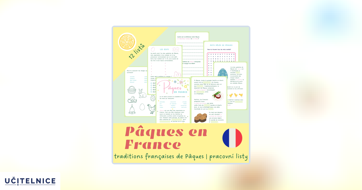 Pâques en France | francouzské Velikonoce | pracovní listy ve ...