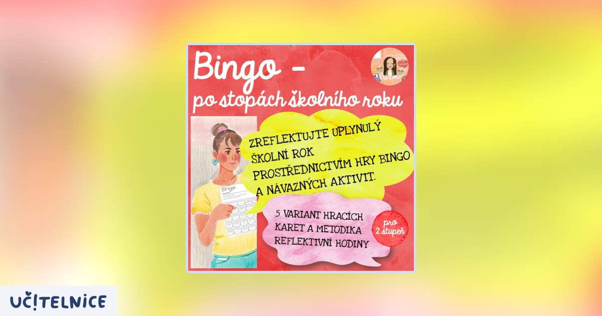 Bingo - po stopách školního roku | Učitelnice