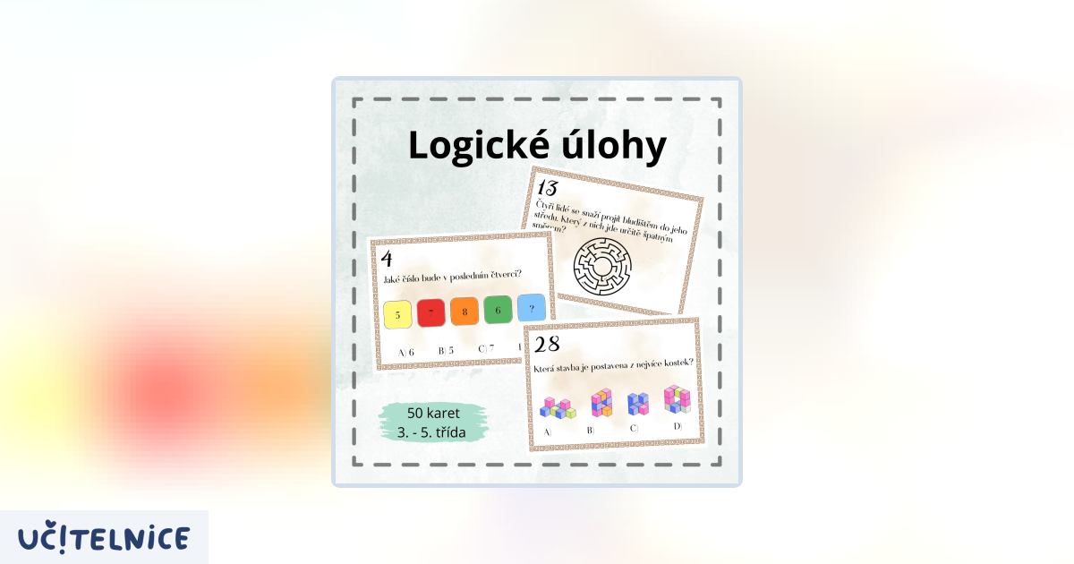 Logické úlohy | Učitelnice