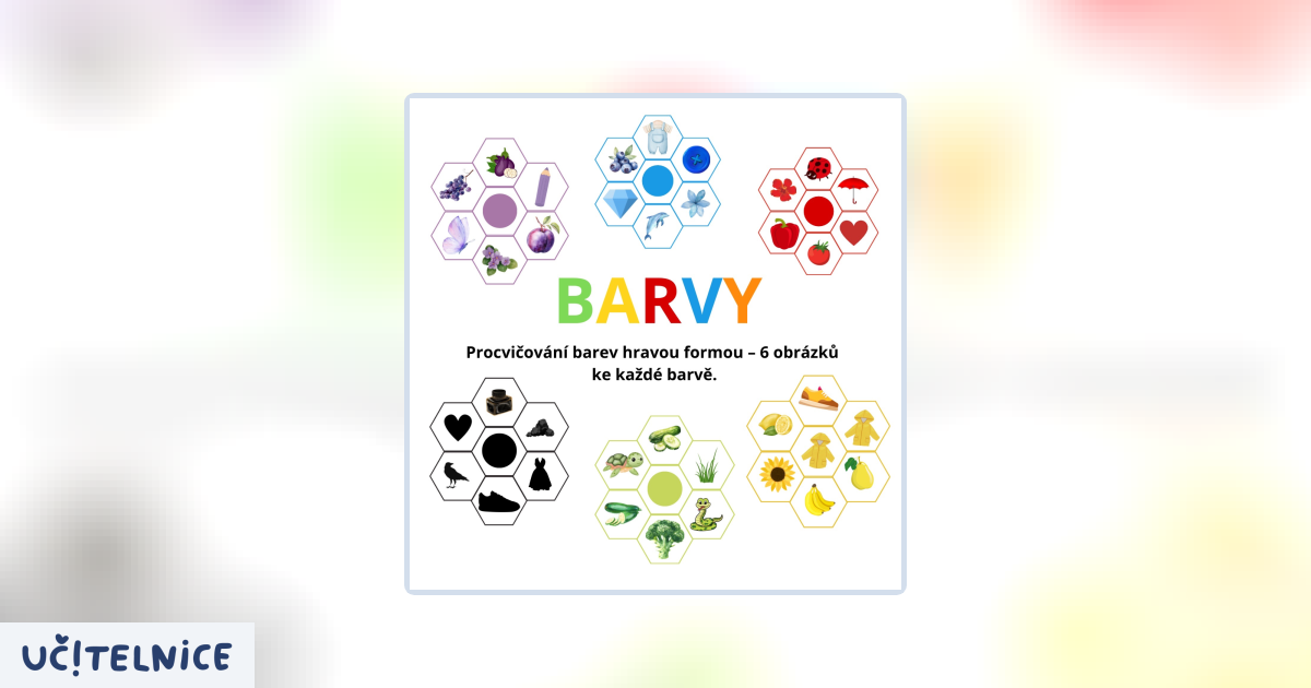 Barvy pro MŠ | Učitelnice