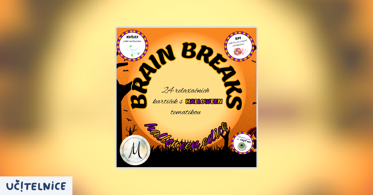 Brain breaks - halloween edice | Učitelnice