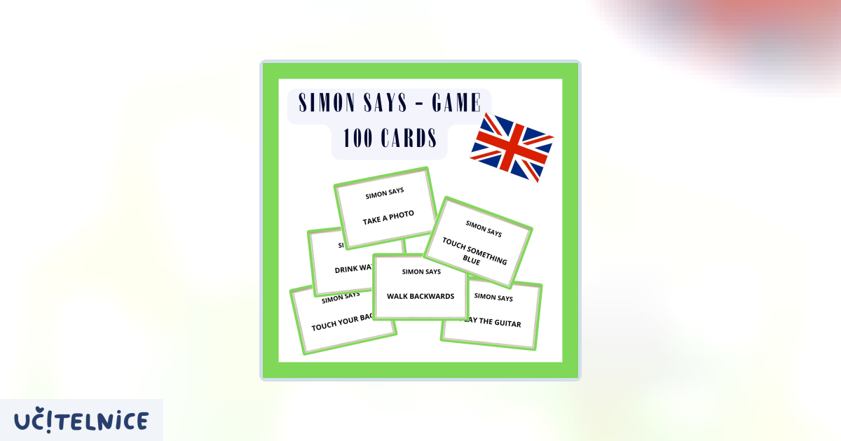 SIMON SAYS - GAME | Učitelnice