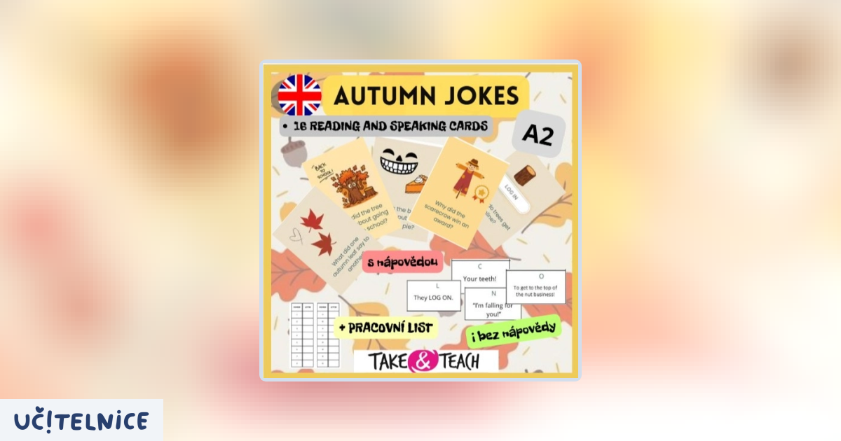 AUTUMN / FALL JOKES - podzimní vtipy | Učitelnice