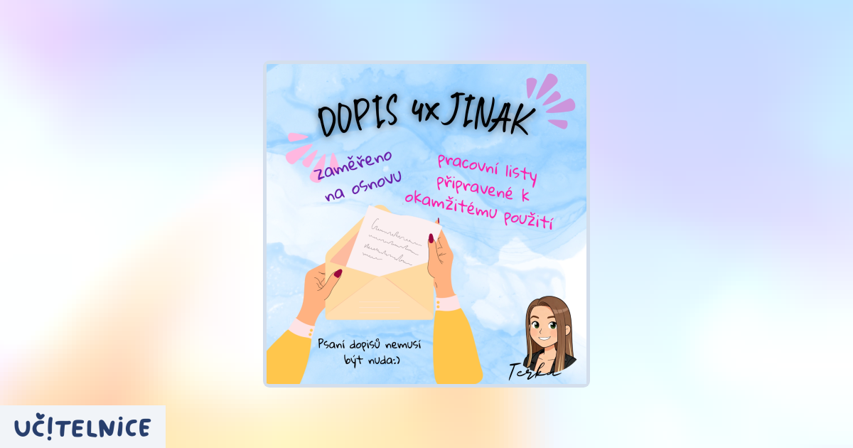 Dopis 4x jinak | Učitelnice