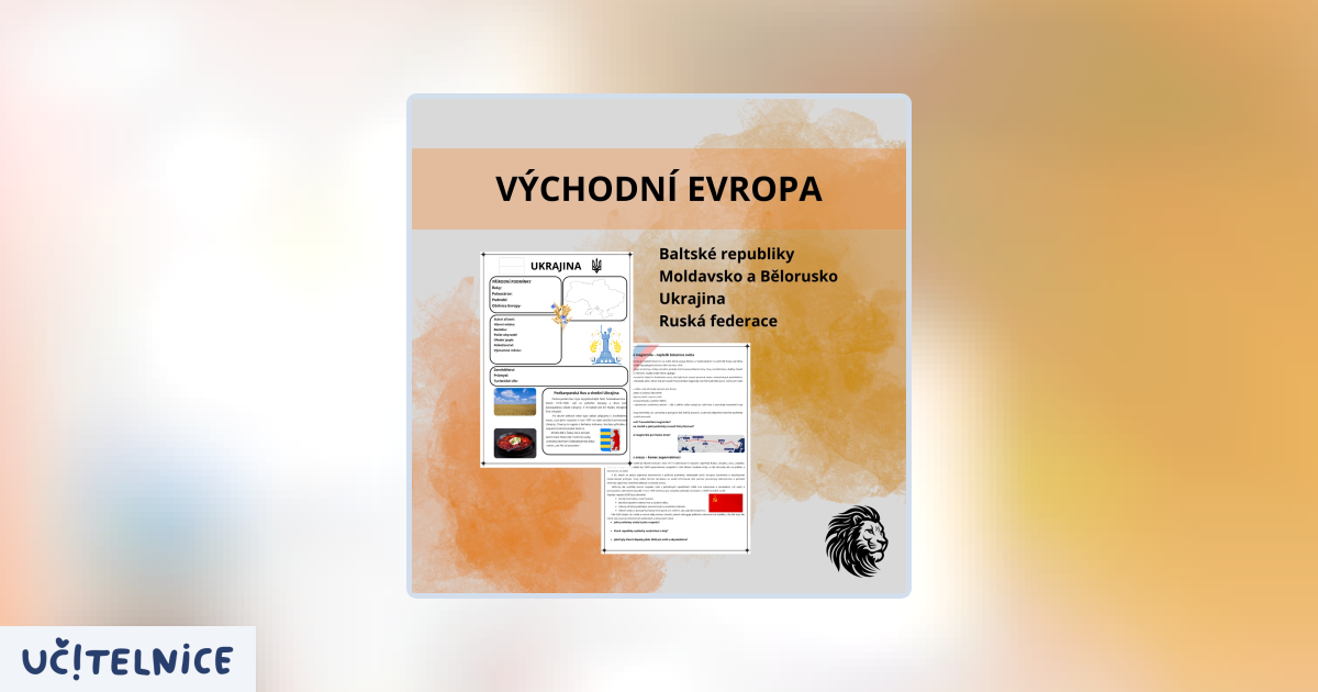 Východní Evropa - regiony | Učitelnice