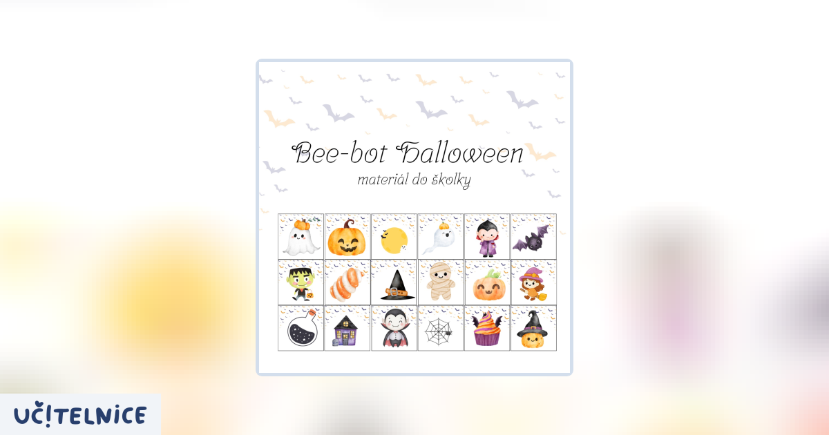 Bee-bot halloween | Učitelnice