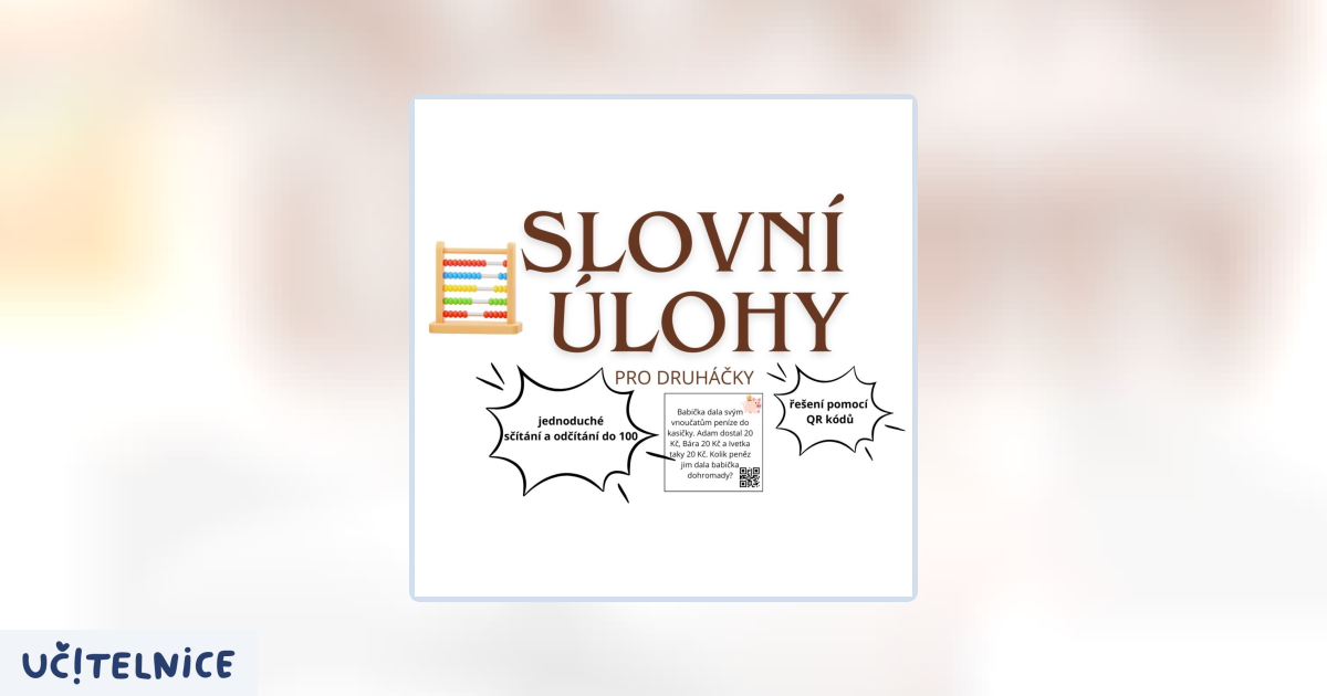 Slovní úlohy pro druháčky | Učitelnice
