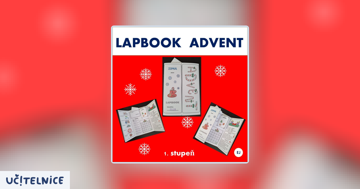 Lapbook - ADVENT | Učitelnice
