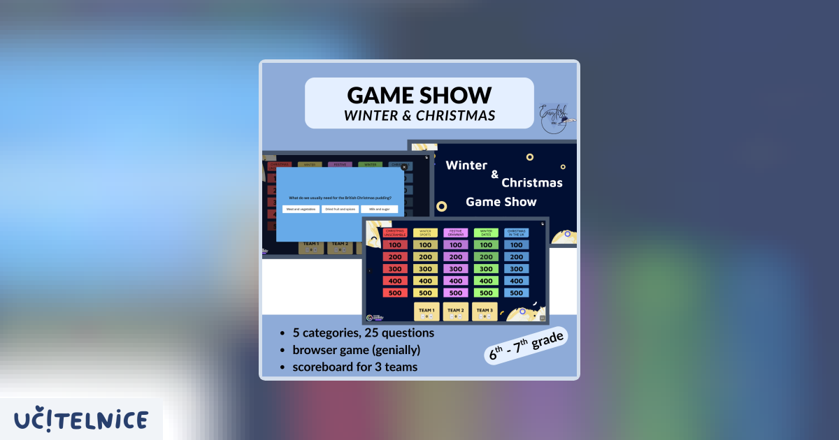Winter & Christmas Game Show | Učitelnice