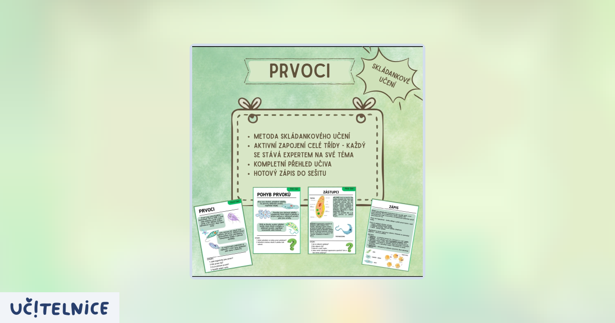 Prvoci | Učitelnice