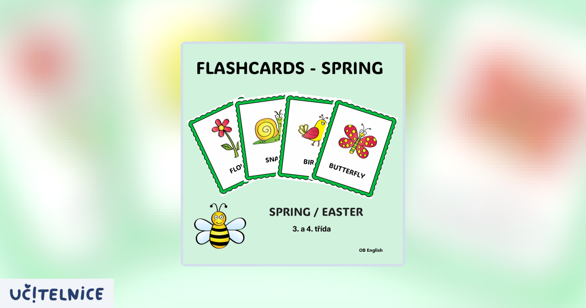 Flashcards - Spring / Easter | Učitelnice