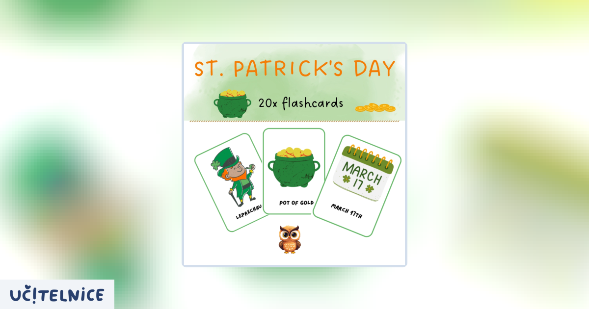 St. Patrick's Day – Angličtina (Flashcards) | Učitelnice
