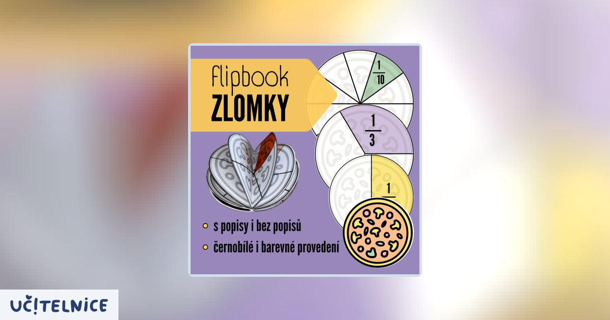 ZLOMKY – PIZZA FLIPBOOK | Učitelnice