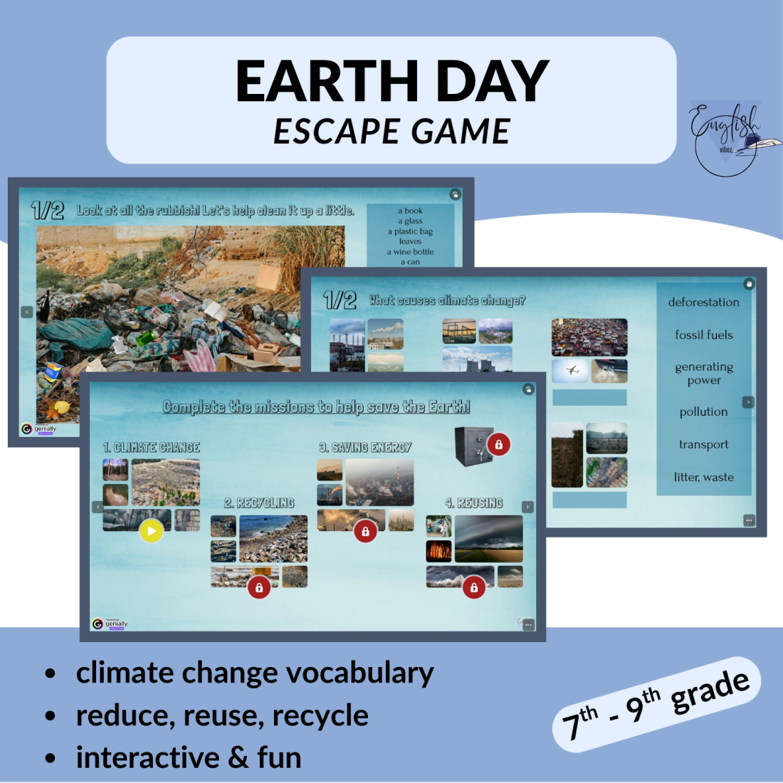 Earth Day Escape Game | Učitelnice
