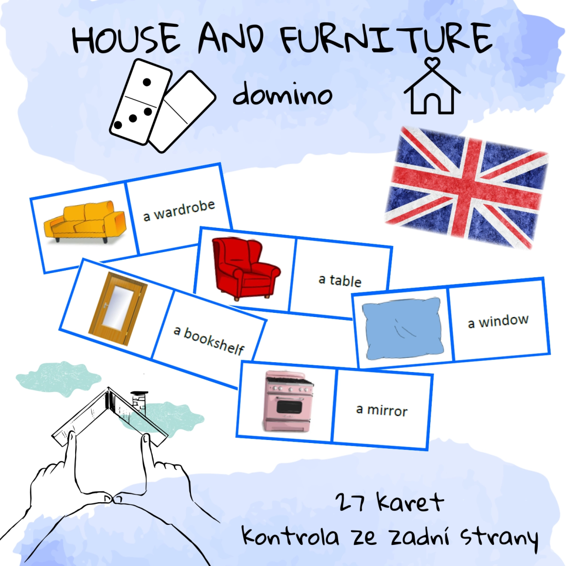 House and furniture (domino) | Učitelnice