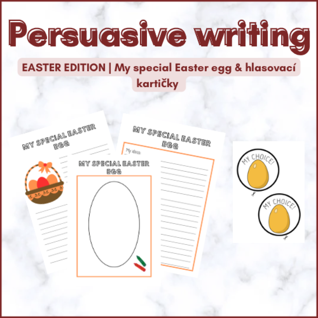 Persuasive writing | Easter edition | 2.stupeň ZŠ | Učitelnice