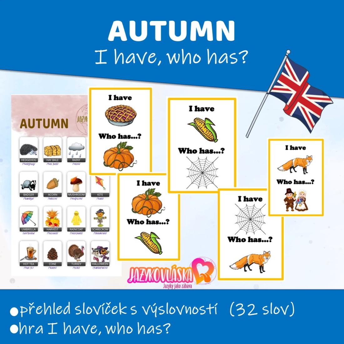 Autumn I have, who has? | Učitelnice