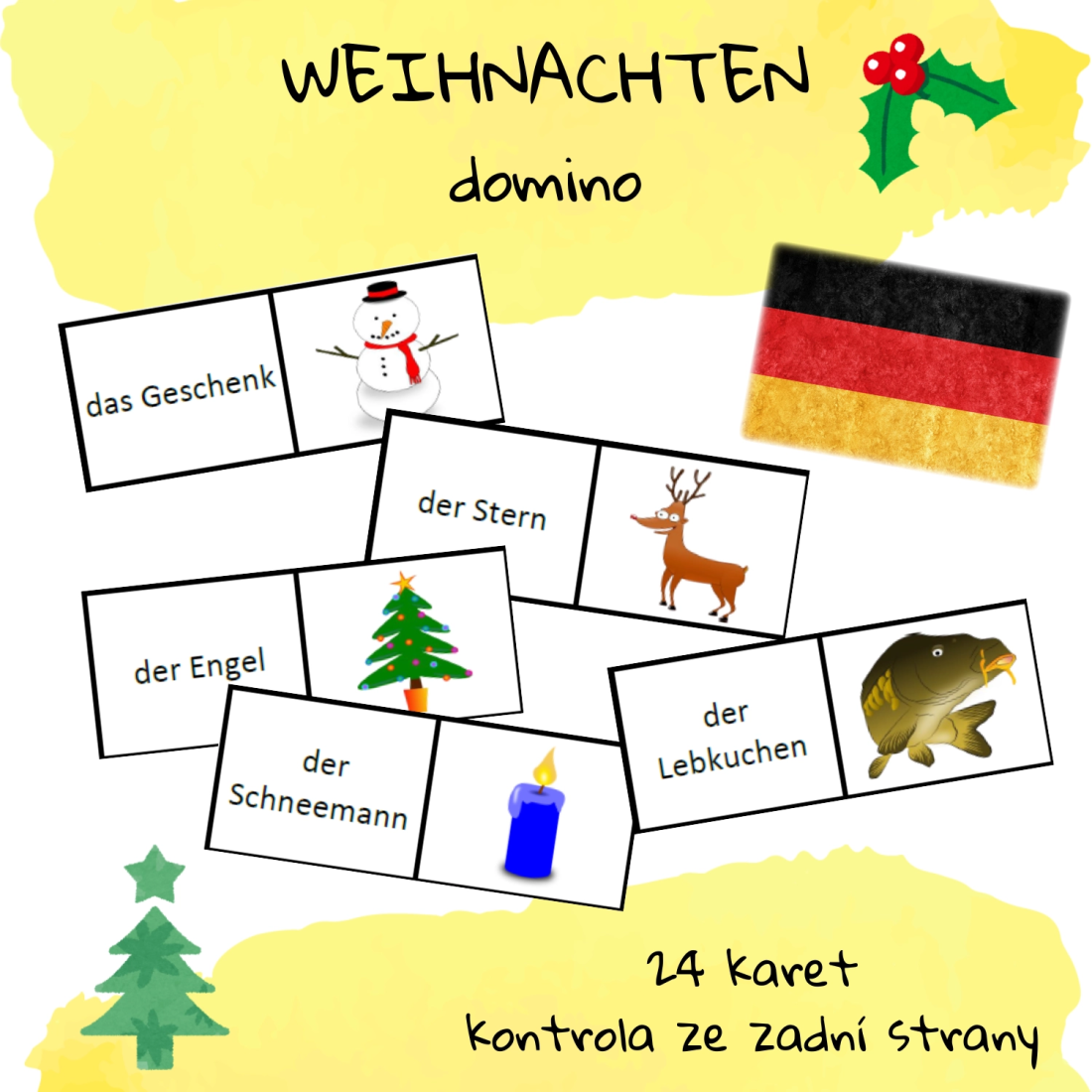Weihnachten (domino) | Učitelnice