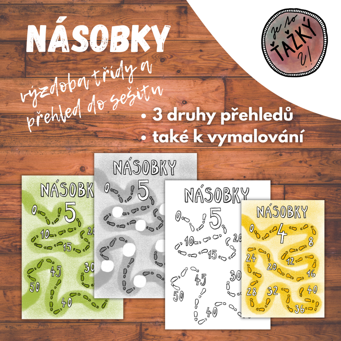 Násobky - přehled | Učitelnice