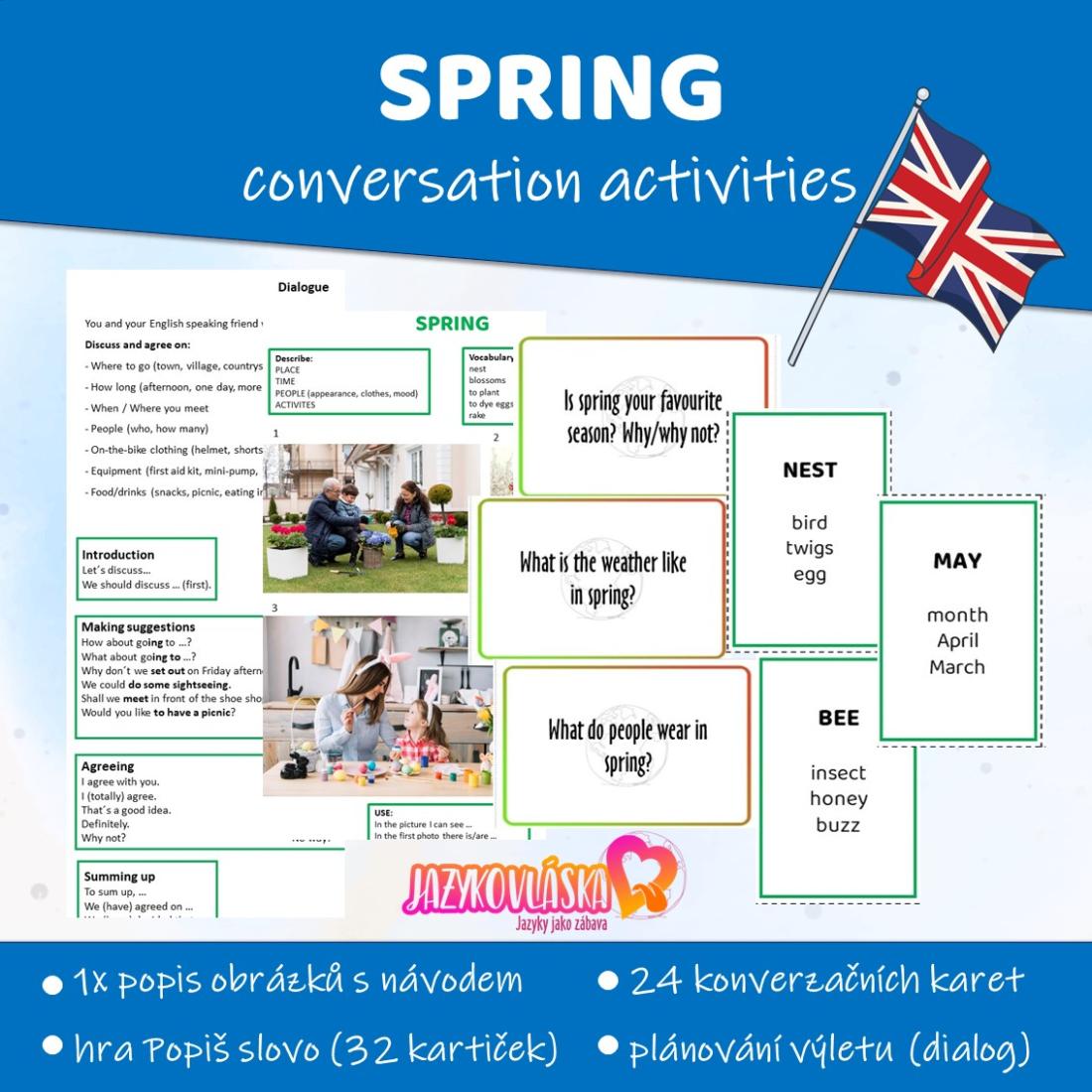 Spring conversation activities | Učitelnice