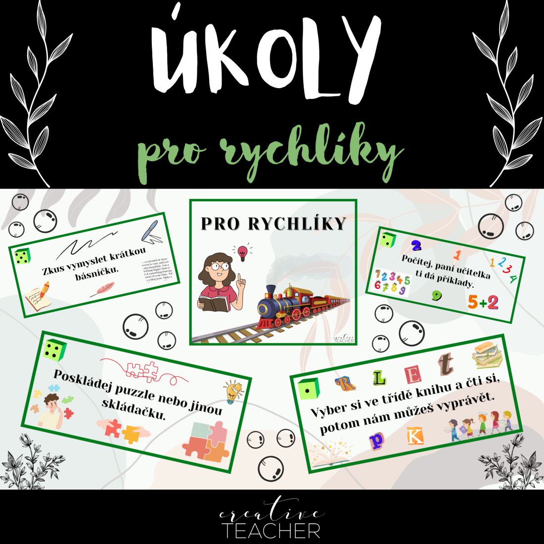 Úkoly pro rychlíky | Učitelnice