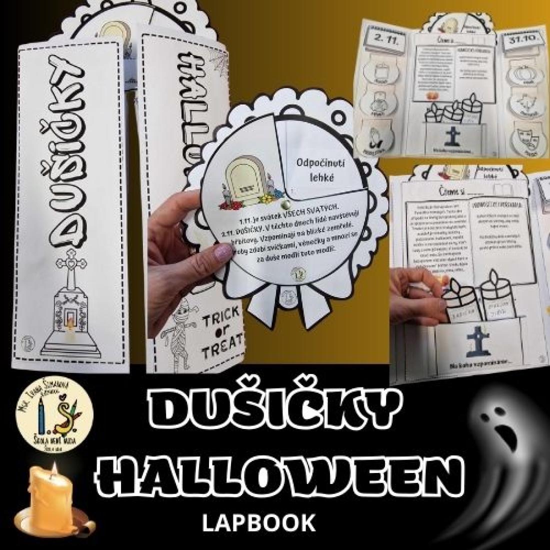DUŠIČKY/HALLOWEEN lapbook | Učitelnice