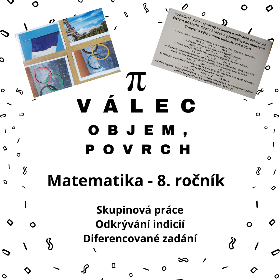 Válec - objem a povrch. | Učitelnice