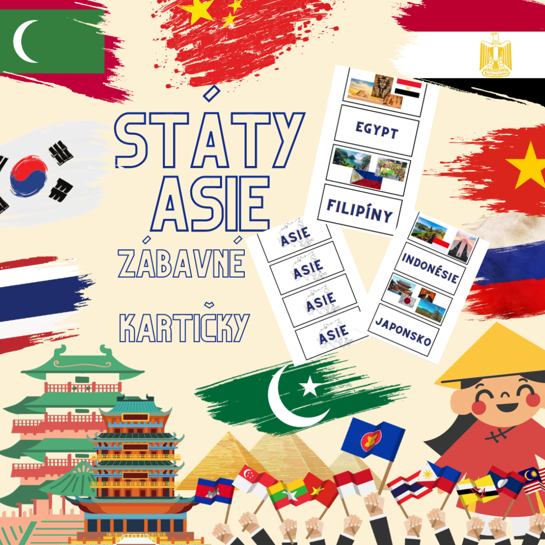 Poznej státy Asie | Učitelnice
