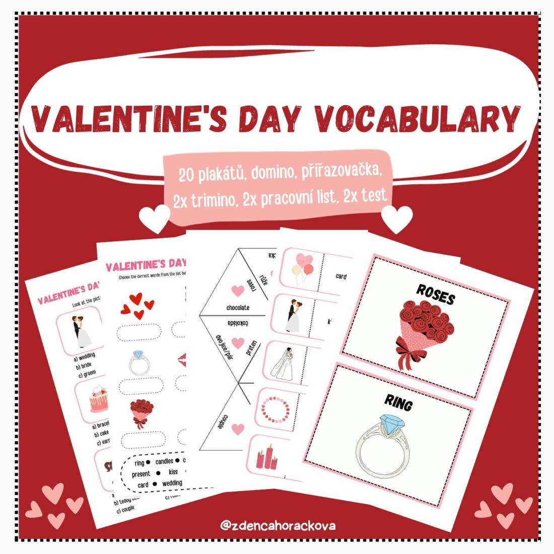 Valentine's Day vocabulary | Učitelnice