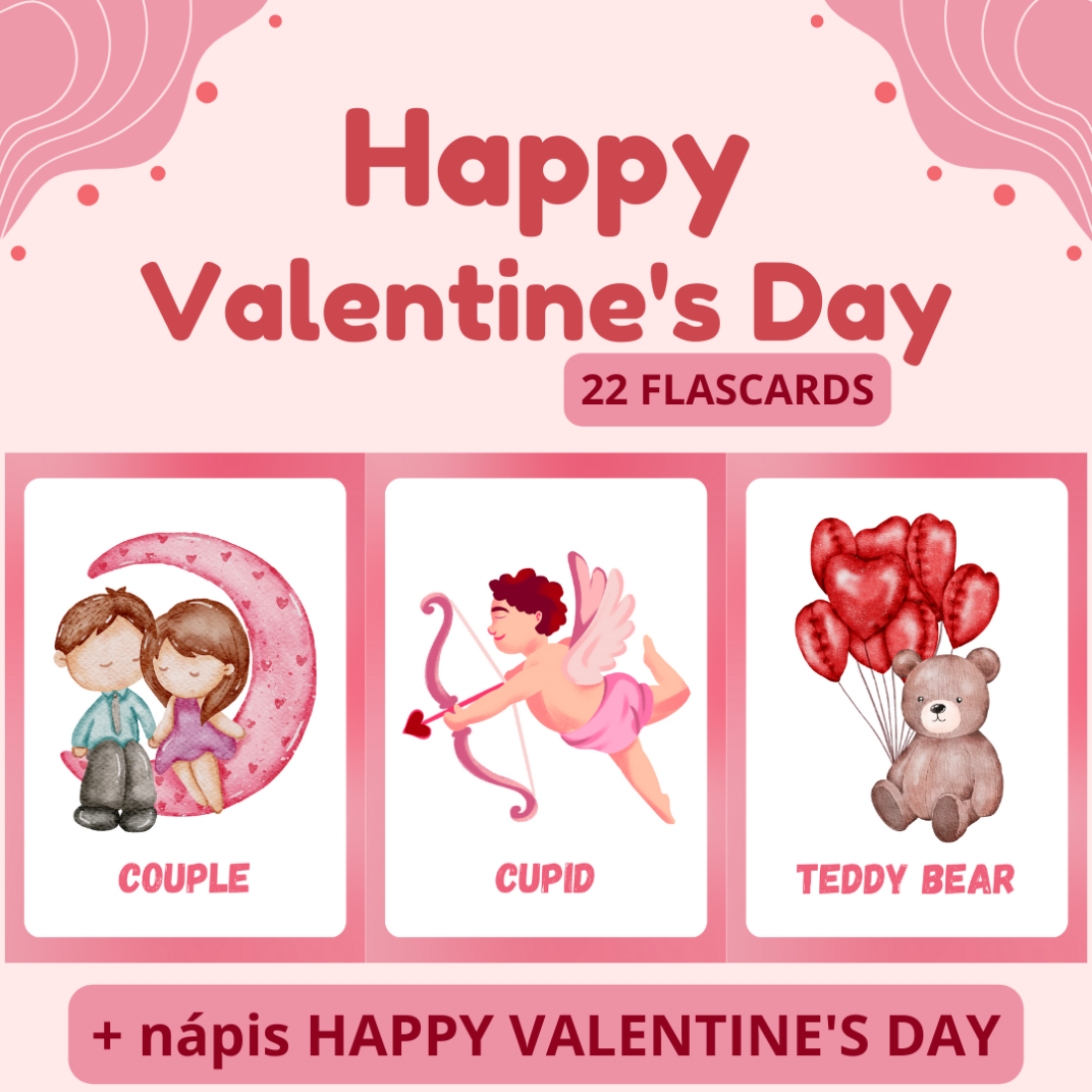 Valentine's Day - flashcards | Učitelnice