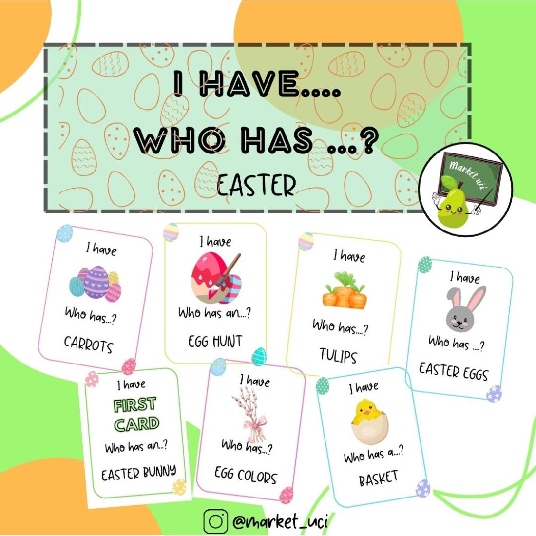 I have, who has.. ? - Easter | Učitelnice