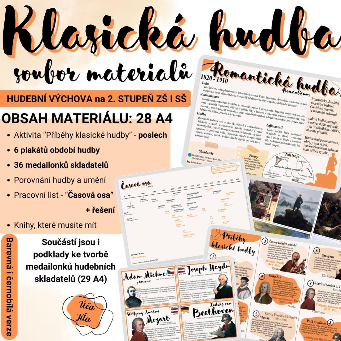 Klasická hudba - soubor materiálů | Učitelnice