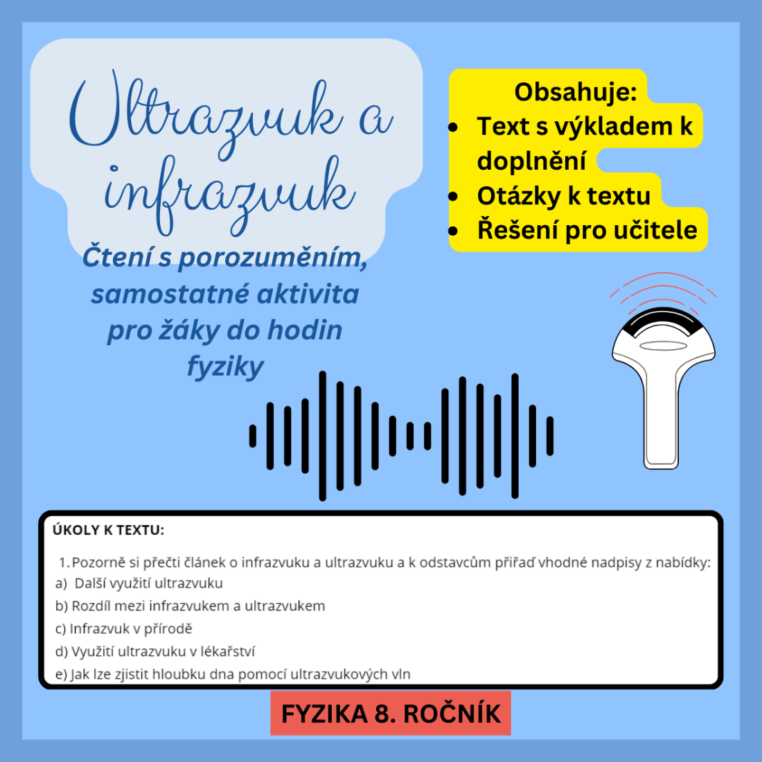 Ultrazvuk a infrazvuk | Učitelnice