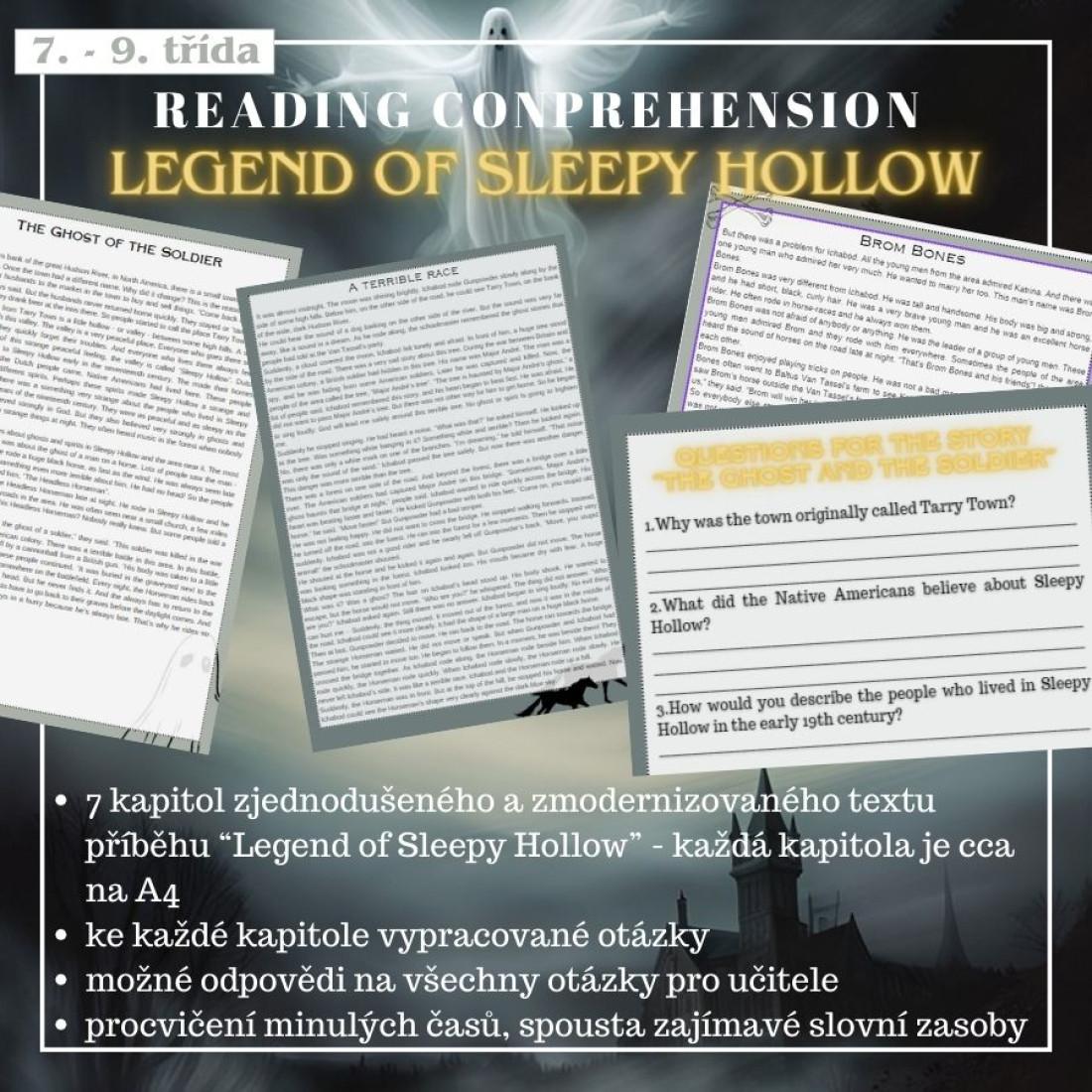 Reading comprehension - The Legend of Sleepy Hollow | Učitelnice