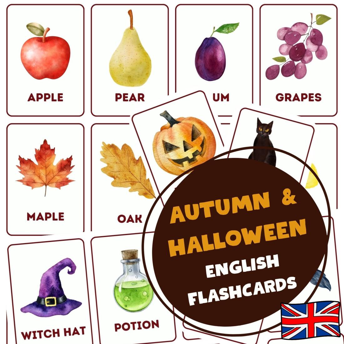 AUTUMN AND HALLOWEEN | English flashcards | Anglické obrázkové kartičky ...