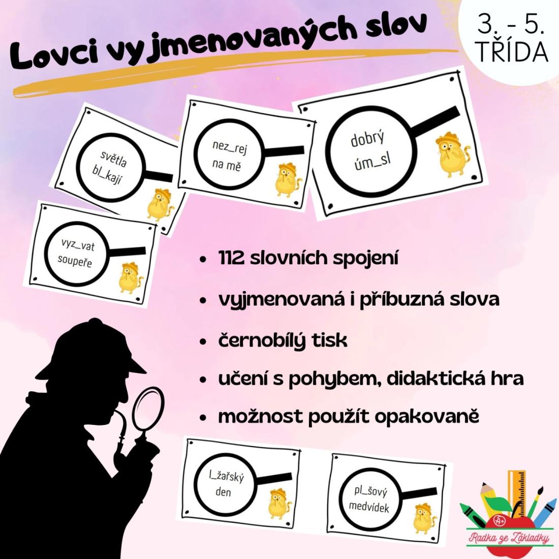 Lovci vyjmenovaných slov | Učitelnice